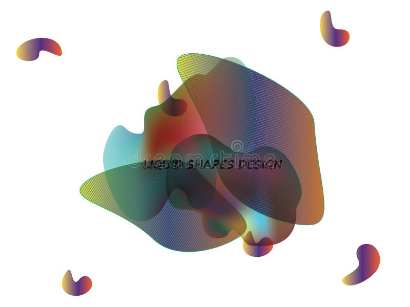 Abstract Dynamic Shapes Vector Design Stock Vector - Illustration of ...