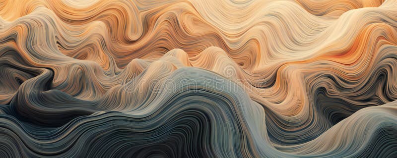 Surreal Fantasy Line Art Design Composition Stock Illustration ...