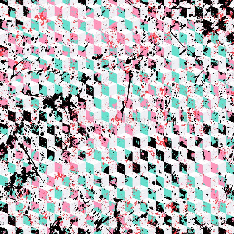 Abstract Dynamic Techno Background with Paint Splash and Splatter Stock ...