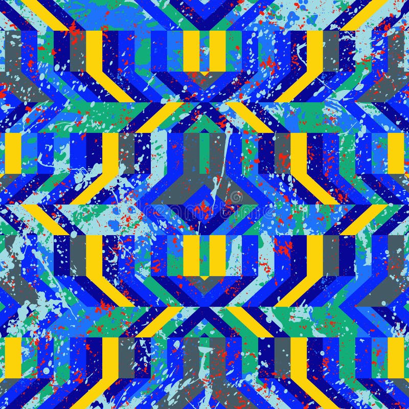 Abstract Dynamic Techno Background with Paint Splash and Splatter Stock ...