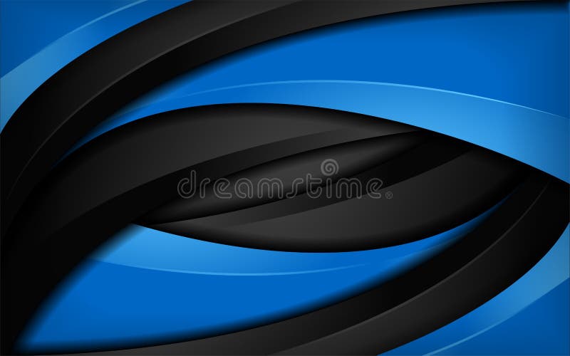 Abstract Dynamic Tribal Blue Modern Background Design Stock Vector ...