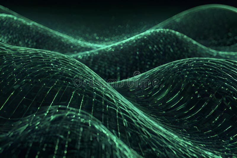 Abstract Dynamic Wave Background with Smooth Flowing Motion Effect ...