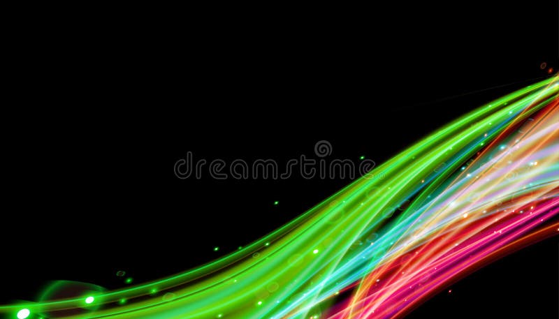 Abstract Dynamic Wave Geometric Wallpaper. Flow Motion Design 3d Vector ...
