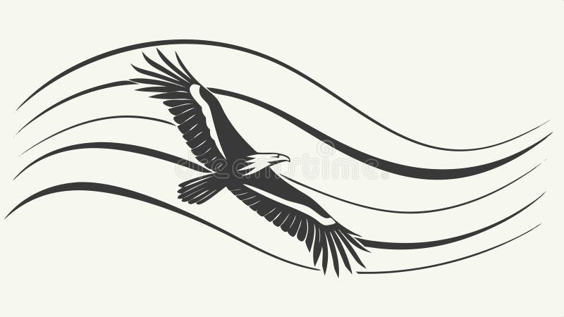Abstract Eagle Flight, Speed, Agility, Grace, Vector Design Generative ...