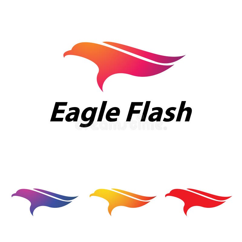 Abstract Eagle Hawk Simple Logo Symbol Illustration Stock Vector ...