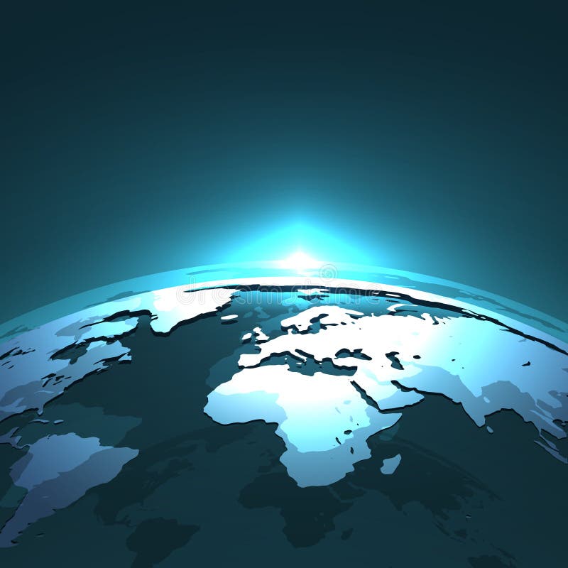 Abstract Earth Planet Background Stock Vector - Illustration of ...