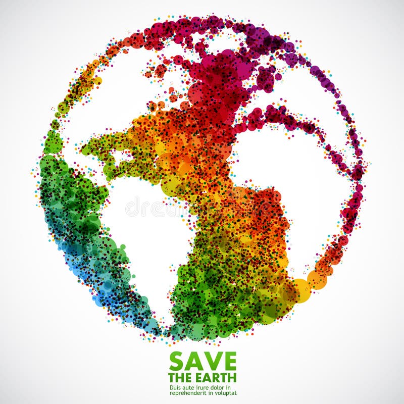 Abstract earth symbol stock vector. Illustration of planet - 15339627