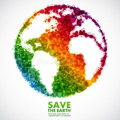 Abstract earth symbol stock vector. Illustration of planet - 15339627