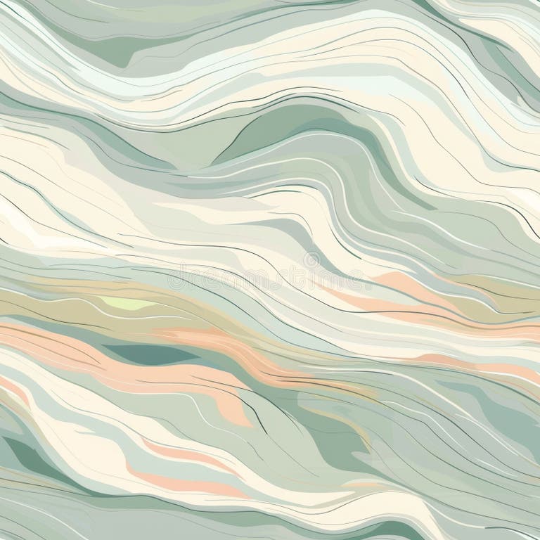 Abstract Earth Tone Wavy Lines Background Design Stock Image - Image of ...