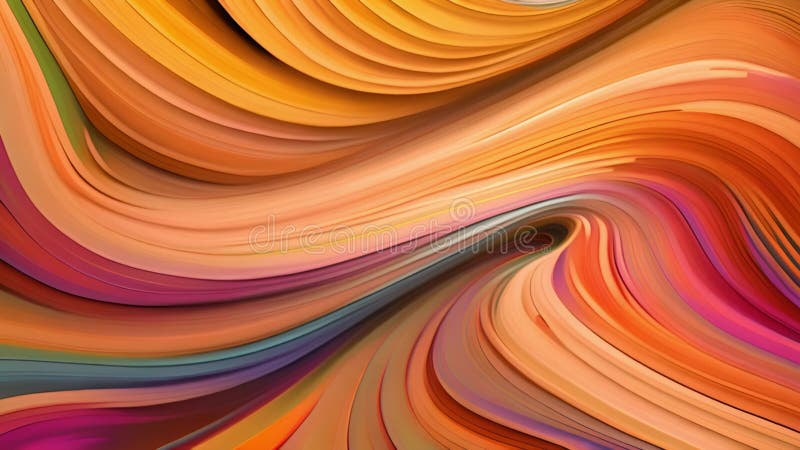 Abstract Earth Tones Liquid Motion Video Background, Colored Layered ...