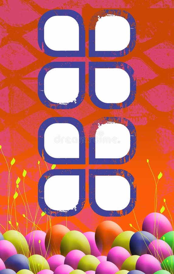 Abstract Easter Background stock illustration. Illustration of ...