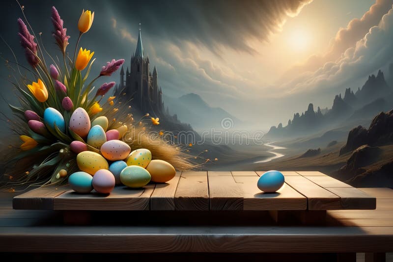 Abstract Easter Background, Easter Eggs. Stock Photo - Image of ...