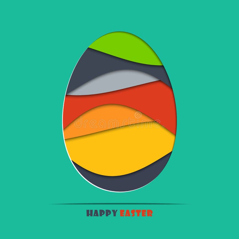 Abstract Easter Cross Made of Polygons Stock Vector - Illustration of ...