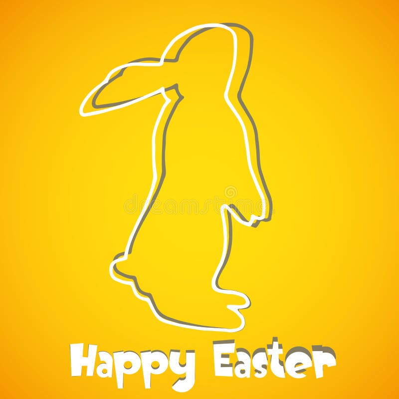 Abstract Easter Bunny Background Stock Vector - Illustration of ...