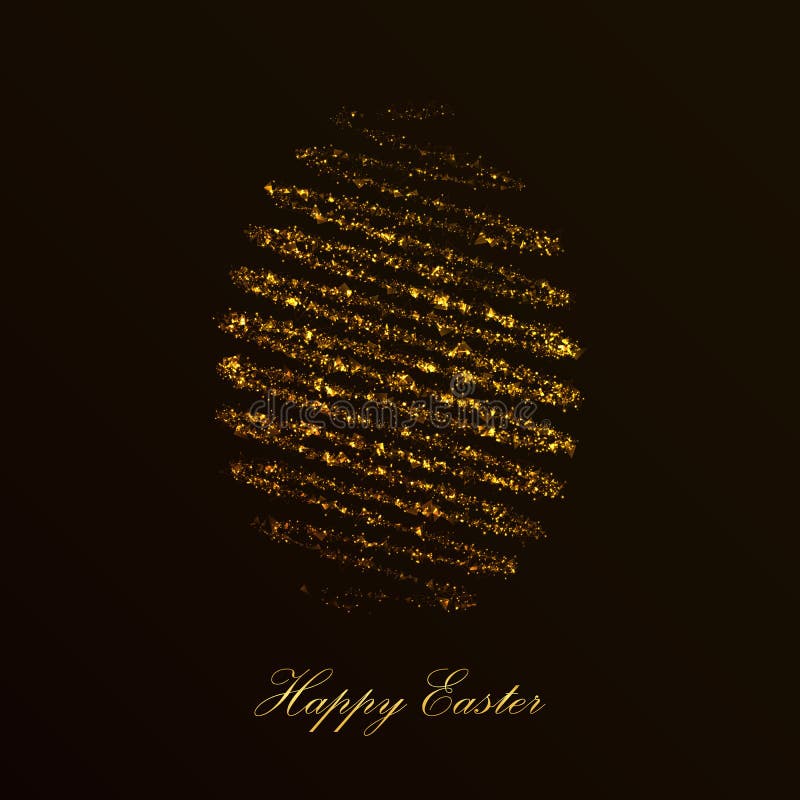 Abstract Easter Cross Made of Polygons Stock Vector - Illustration of ...