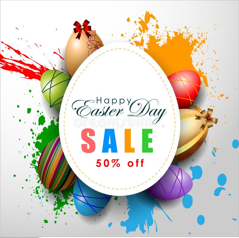 Abstract of Easter eggs stock vector. Illustration of present - 142069642