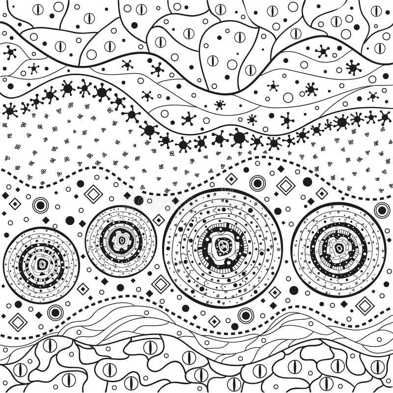 Abstract eastern pattern stock vector. Illustration of drawn - 100232141