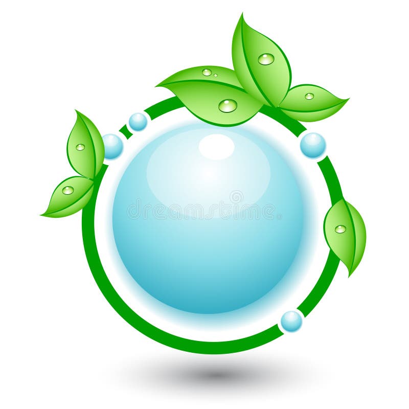Abstract Eco Circle - Ecology Concept Stock Vector - Illustration of ...