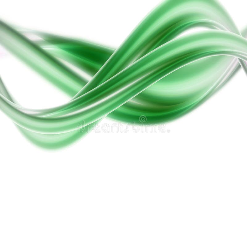 Abstract Eco Wave Design Illustraion Stock Illustration - Illustration ...