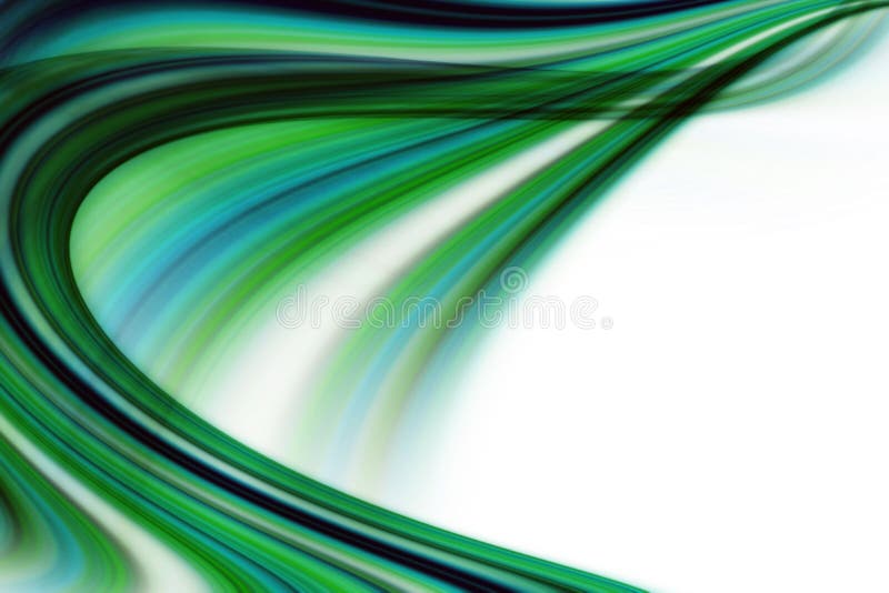 Abstract Eco Wave Design Illustraion Stock Illustration - Illustration ...