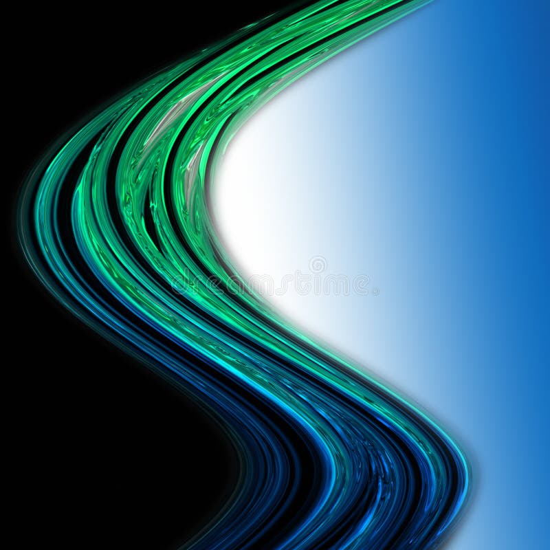 Abstract eco wave design stock illustration. Illustration of blue ...