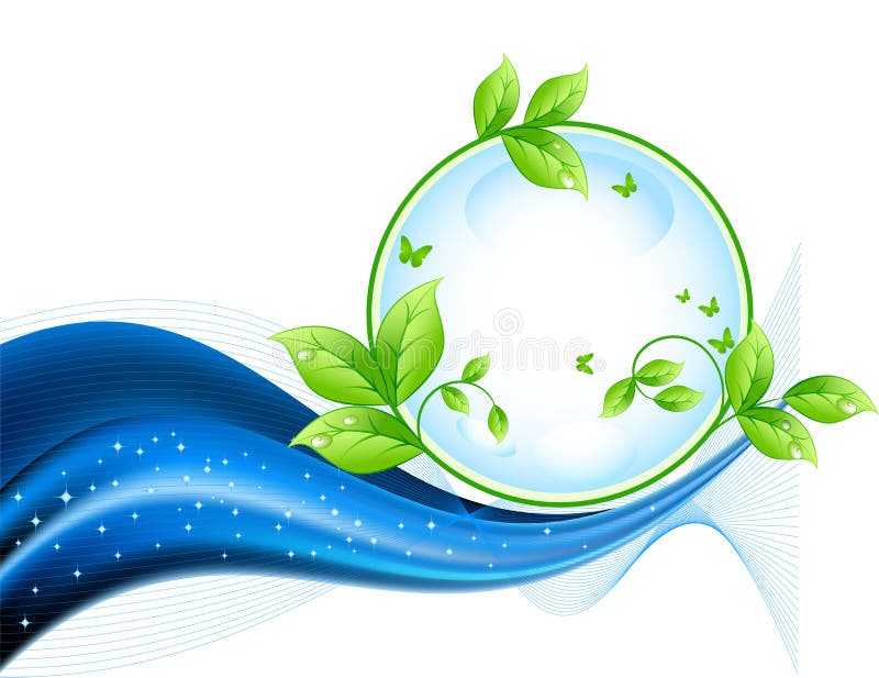 Ecology Abstract Background Vector Stock Vector - Illustration of ...