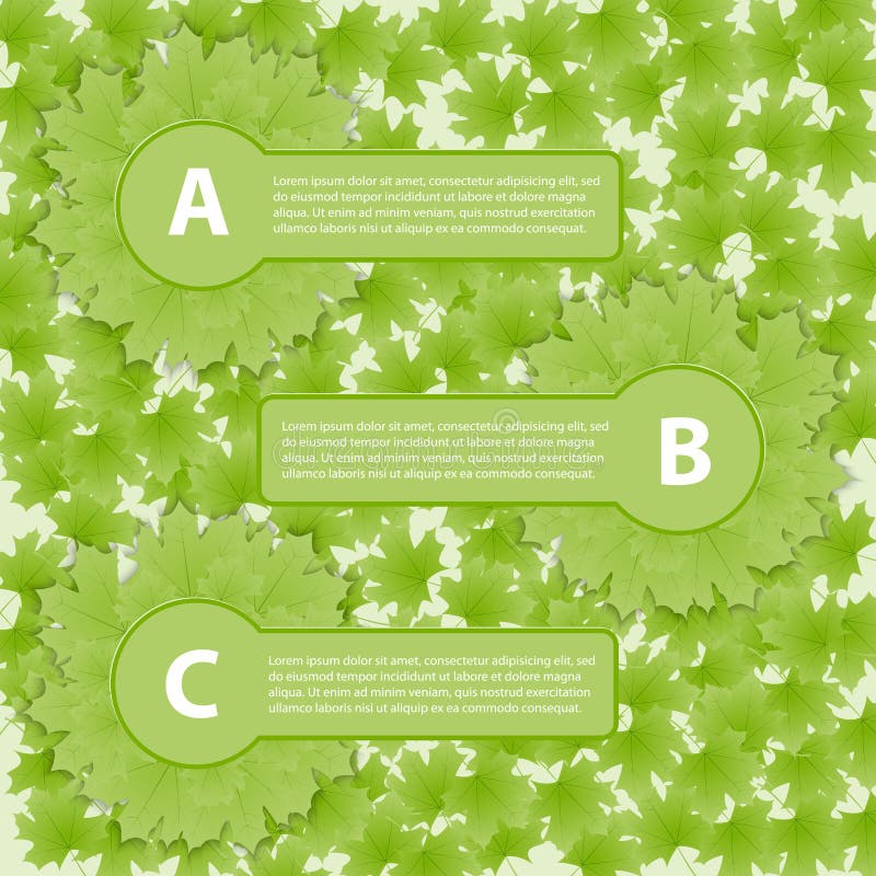 Abstract Ecology Business Infographic Template. Stock Vector ...