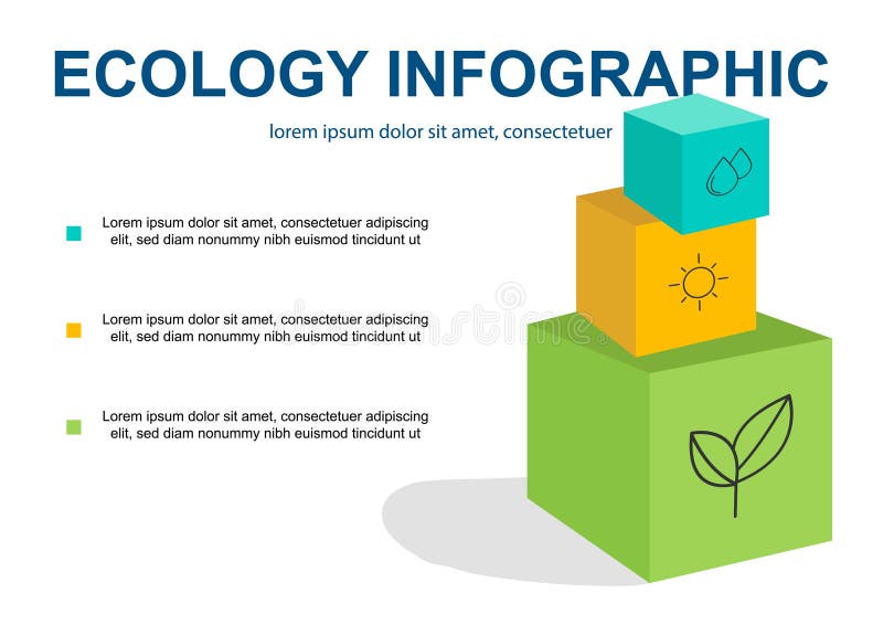 Abstract Ecology Concept Background .Vector Infographic Illustration ...