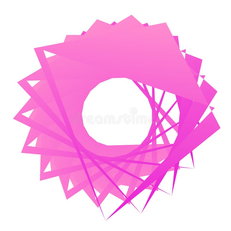 Abstract Edgy, Angular Vector Design Element. Geometric Abstract Shape ...