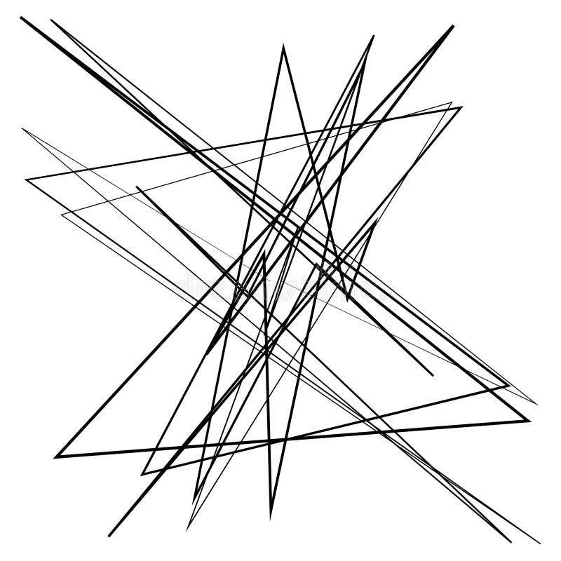 Abstract Spiky, Pointed Shape on White Stock Vector - Illustration of ...