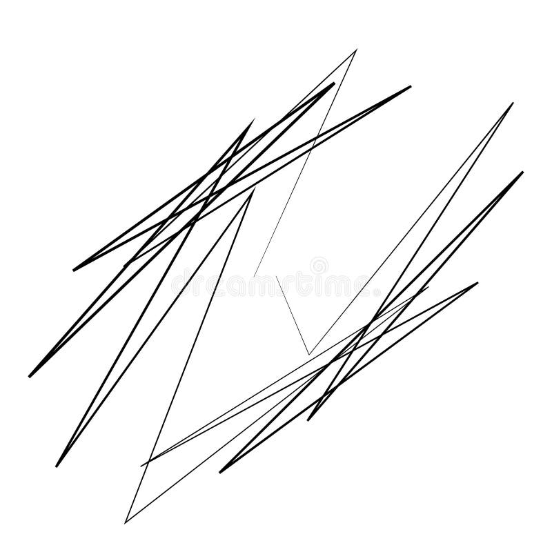 Abstract Spiky, Pointed Shape on White Stock Vector - Illustration of ...