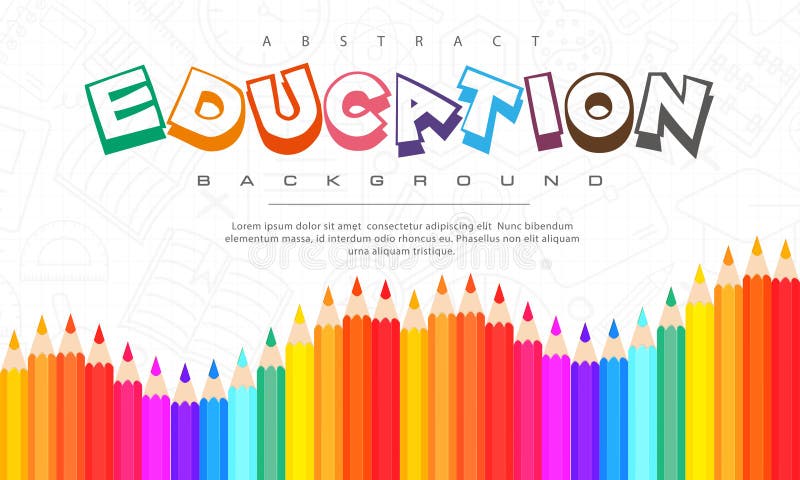 Abstract Education Background, Back To School, Learning, Student ...