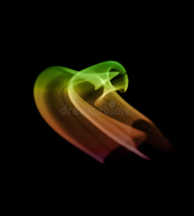 Abstract Eerie Glow on Black. Stock Image - Image of motion, moving ...