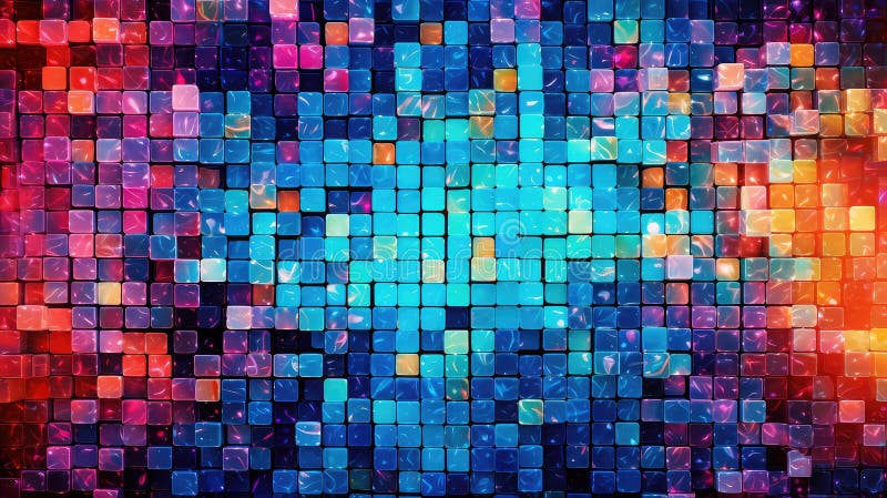 Abstract Effect Digital Background Stock Illustration - Illustration of ...