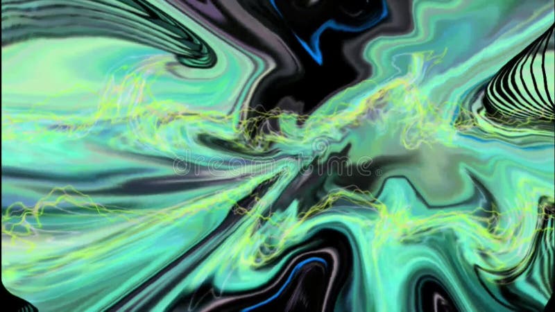 Abstract Effect Multicolor Absurd Visualization Background Moving Paint ...