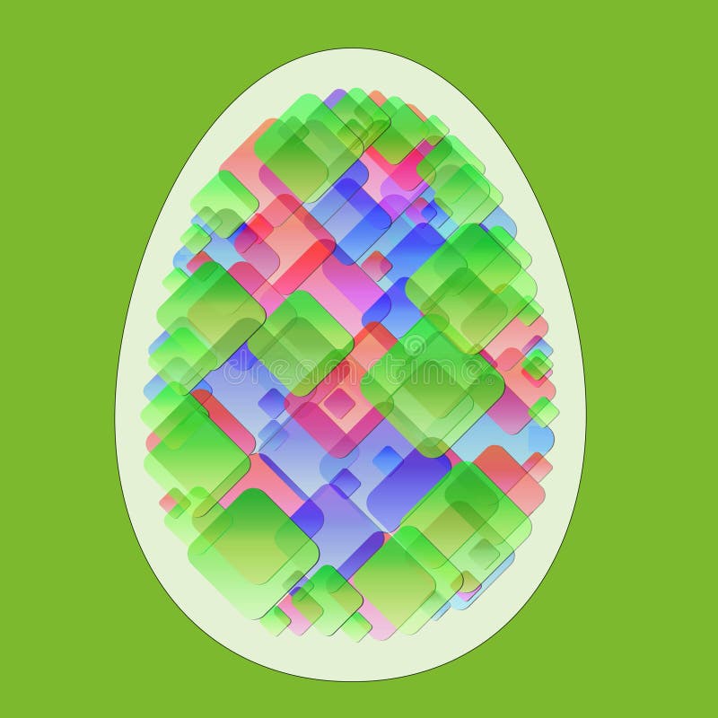 Abstract egg stock illustration. Illustration of blue - 37615754