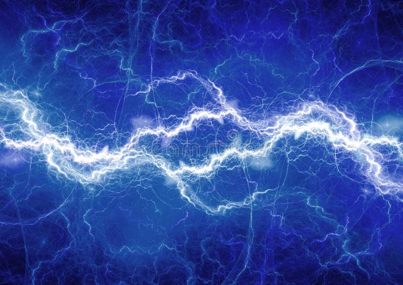 Abstract Electric Lightning Stock Illustration - Illustration of line ...