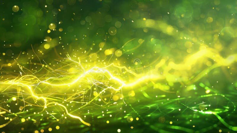 The Abstract Electric Wave. AI Generated Stock Image - Image of ...