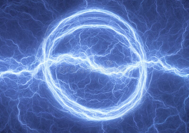 Abstract Electrical Plasma Background Stock Illustration - Illustration ...
