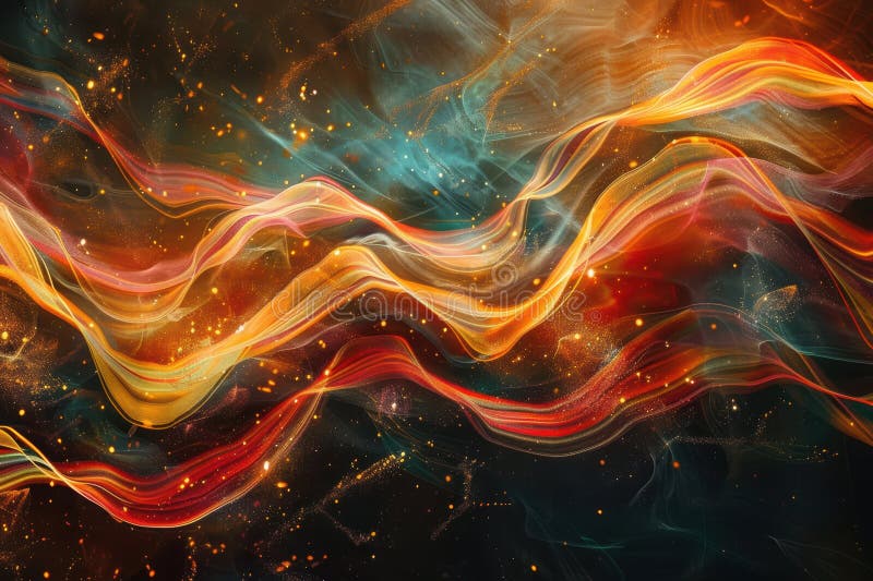 Abstract Electromagnetic Fields, Glowing Waves, Energy Flow, and ...