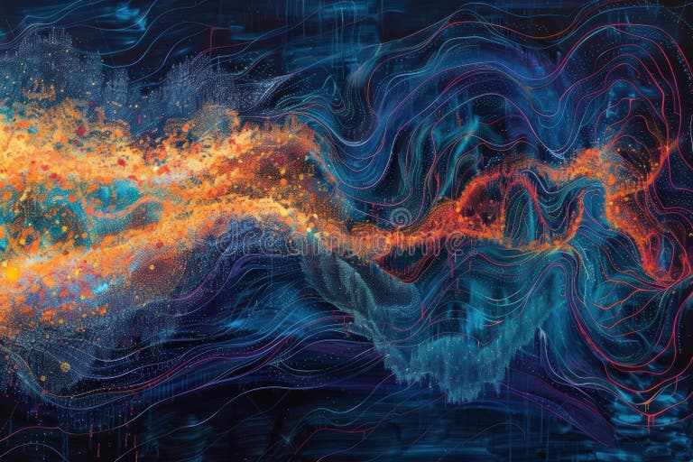 Abstract Electromagnetic Fields, Glowing Waves, Energy Flow, and ...