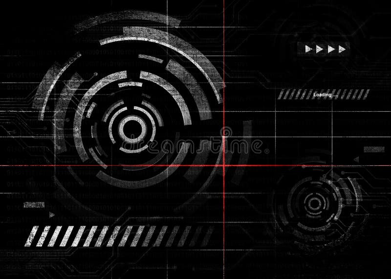 Abstract Electronic Background Stock Illustration - Illustration of ...