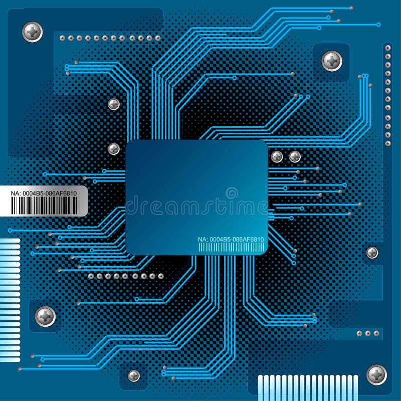 Abstract Hi-tech Hardware Background Stock Vector - Illustration of ...
