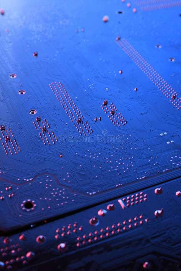 Abstract Electronic Circuit Board, Computer Motherboard Lines and ...