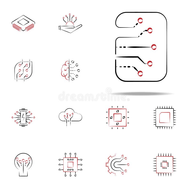 Abstract Electronics Blue Background Stock Vector - Illustration of ...