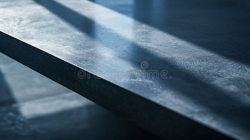 Abstract Elegance of a Black Table Edge in Minimalist Setting ...