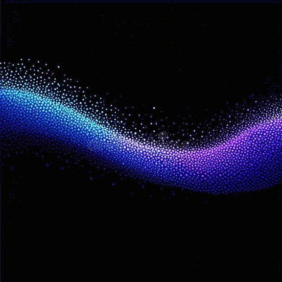 Abstract Elegance Seamless Flow of Round Particles in Modern Design for ...