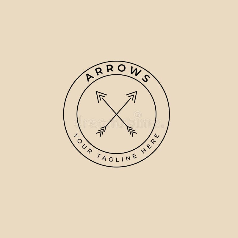 Abstract Elegant Arrows Line Logo Icon Design. Arc Lined Sign Stock ...