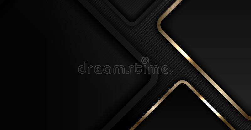 Abstract Elegant Banner Web Gold and Black Shiny Square Round on Dark ... Abstract Elegant Banner Web Gold and Black Shiny Square Round on Dark ...