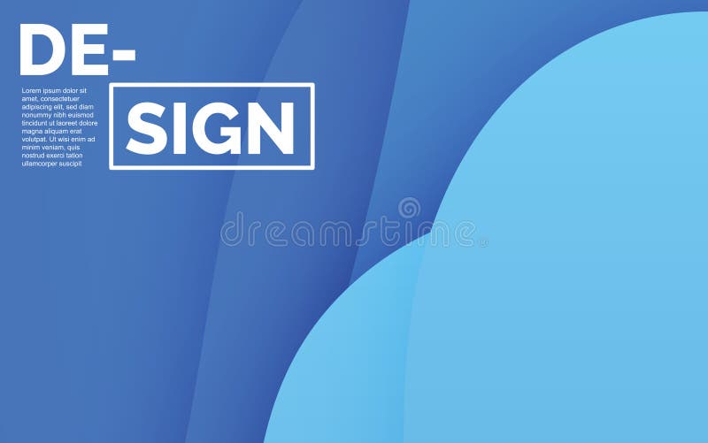 Abstract Elegant Blue Poster Background Design Templates Stock Vector ...